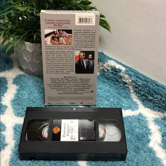 Media | Presumed Innocent Vhs Harrison Ford | Poshmark
